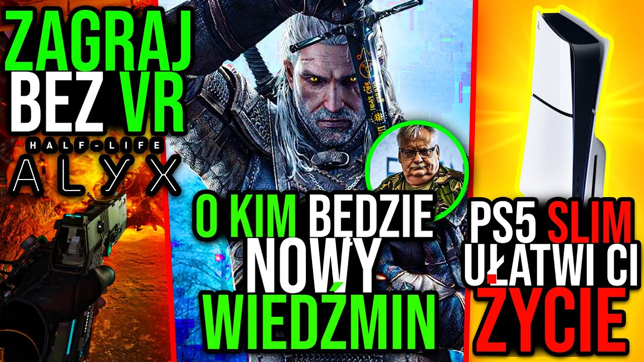 Wiemy O KIM BĘDZIE NOWY WIEDŹMIN — PS5 SLIM UŁATWI CI ŻYCIE — ZAGRAJ ...