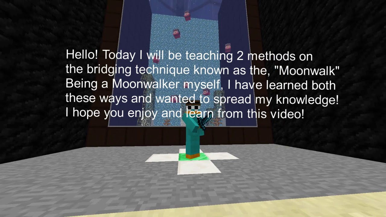 How to Moonwalk in Minecraft! - YouTube