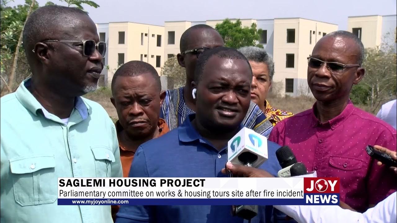 Saglemi housing project: Parliamentary committee on works & housing tours site after fire ...