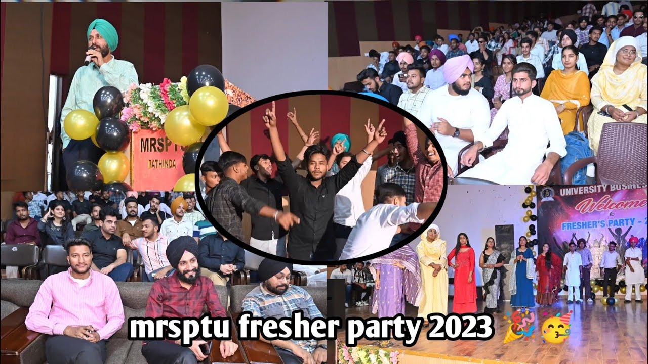 fresher party 2023| UBS |mrsptu - YouTube