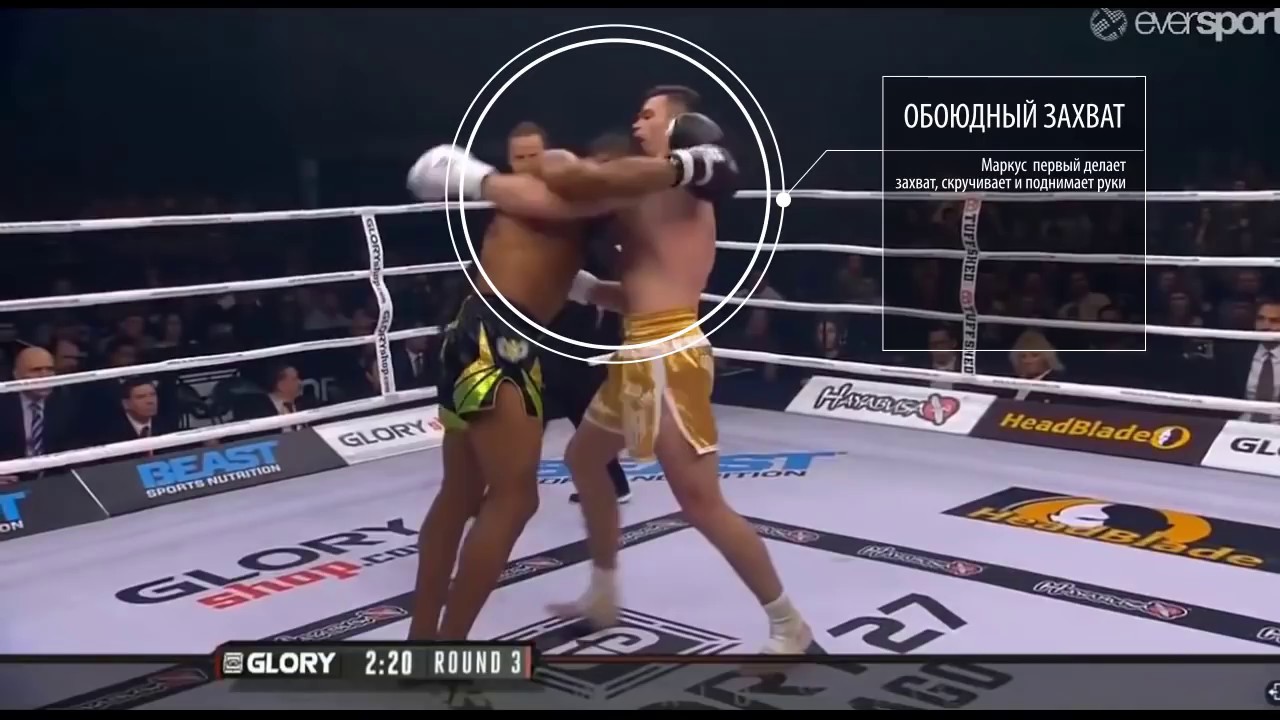 Артём Левин vs Саймон Маркус. Glory 27. 27 февраля 2016 Simon Marcus vs ...