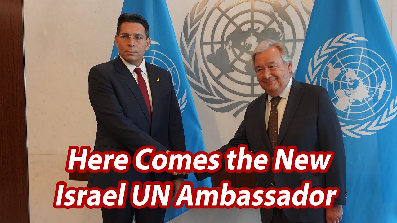 Here Comes the New Israel UN Ambassador 以色列（新）联合国代表到任 誓要揭穿谎言 - YouTube