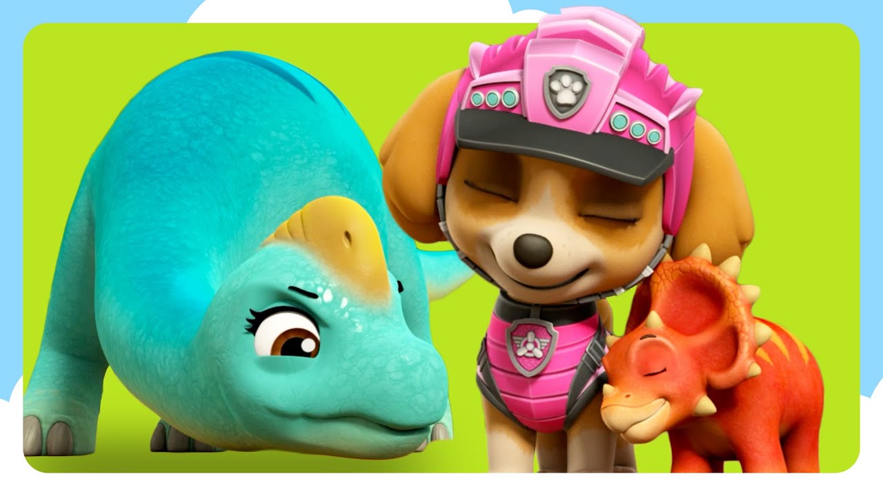 The Best Skye Dino Rescues | PAW Patrol | Cartoons for Kids - YouTube