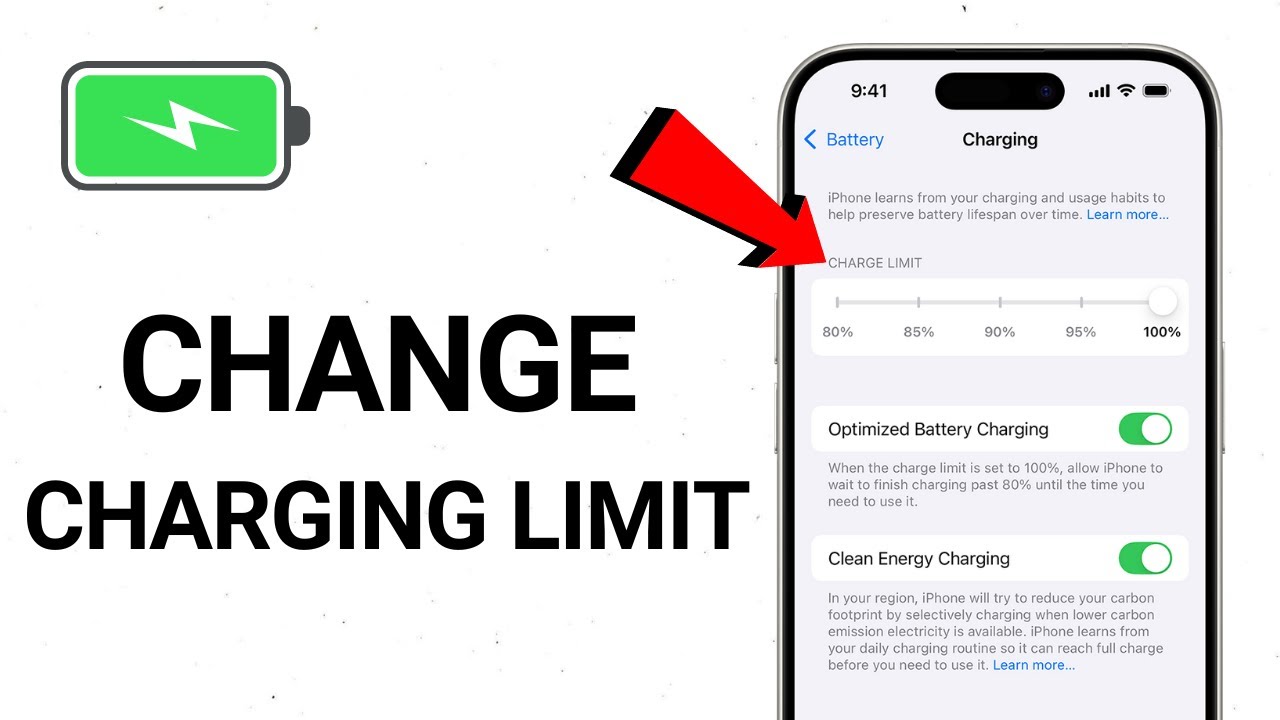 How to Change Charging Limit on iPhone iOS 18 - Full Tutorial - YouTube