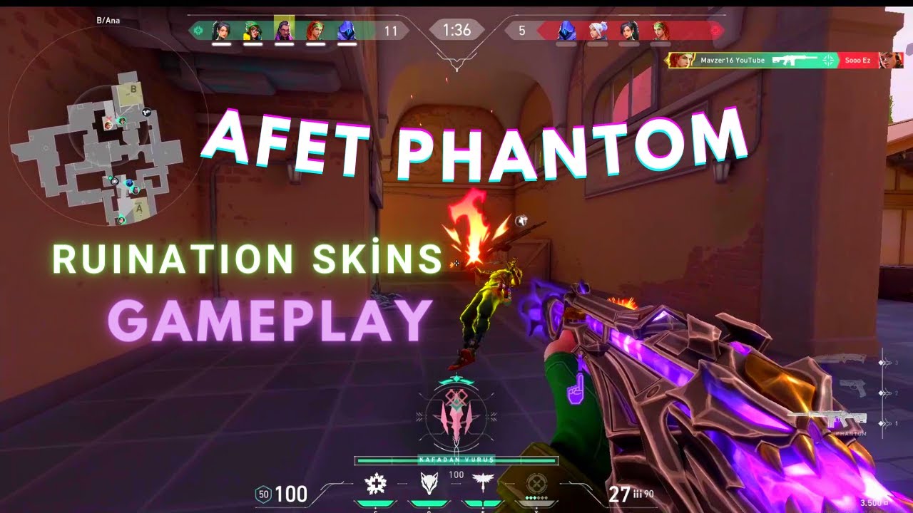 AFET PHANTOM ALINIR MI? GAMEPLAY (RUINATION SKINS) [Mahvolmuş Kral Seti ...