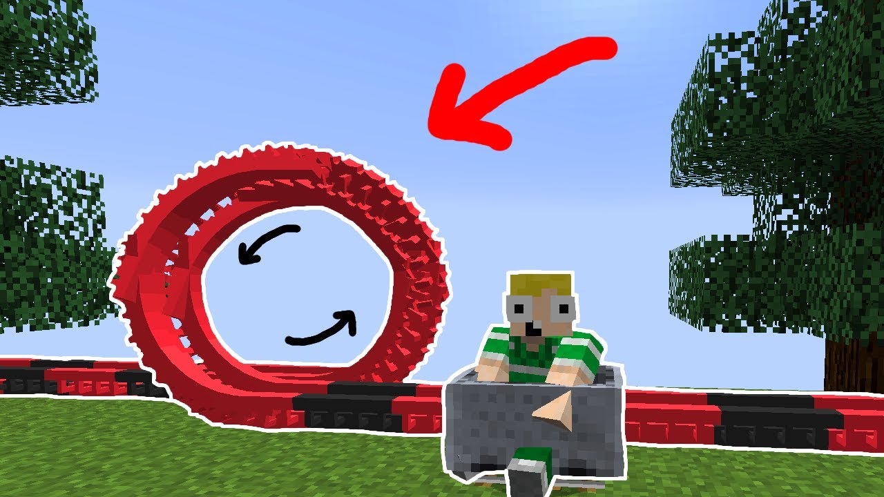 LOOP I ROLLER COASTER!! - Dansk Minecraft - YouTube