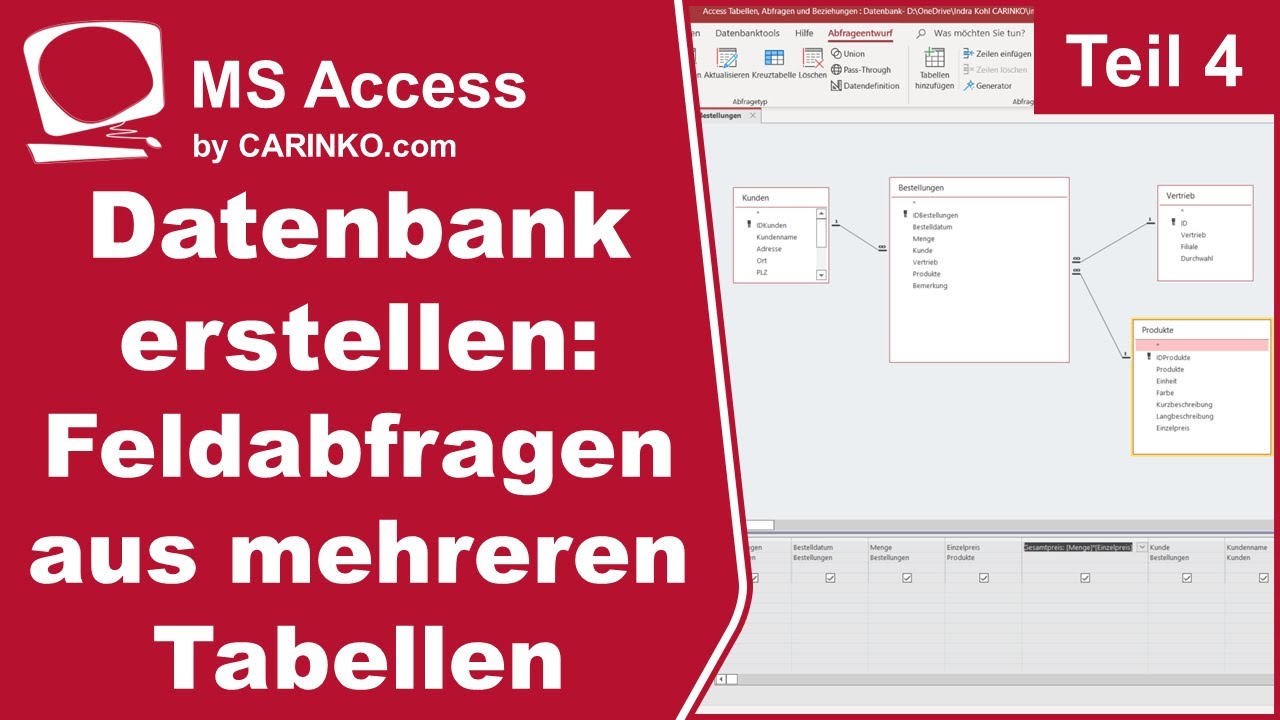 Daten Aus Mehreren Access-Tabellen – ICWT