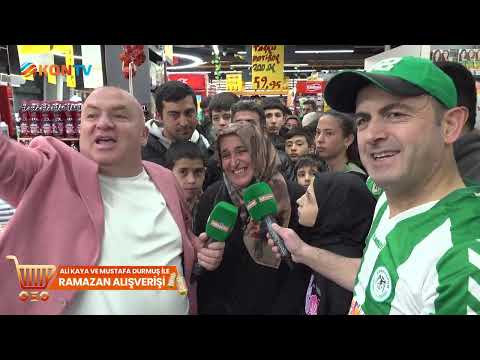 ALİ KAYA ve MUSTAFA DURMUŞ İLE RAMAZAN ALIŞVERİŞİ  15  05 MART 2026