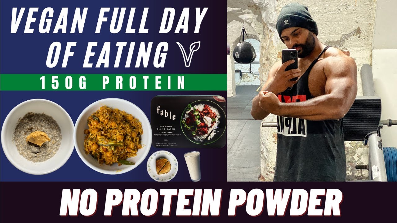 How I Eat To Build Vegan Muscle WITHOUT Protein Powder - YouTube