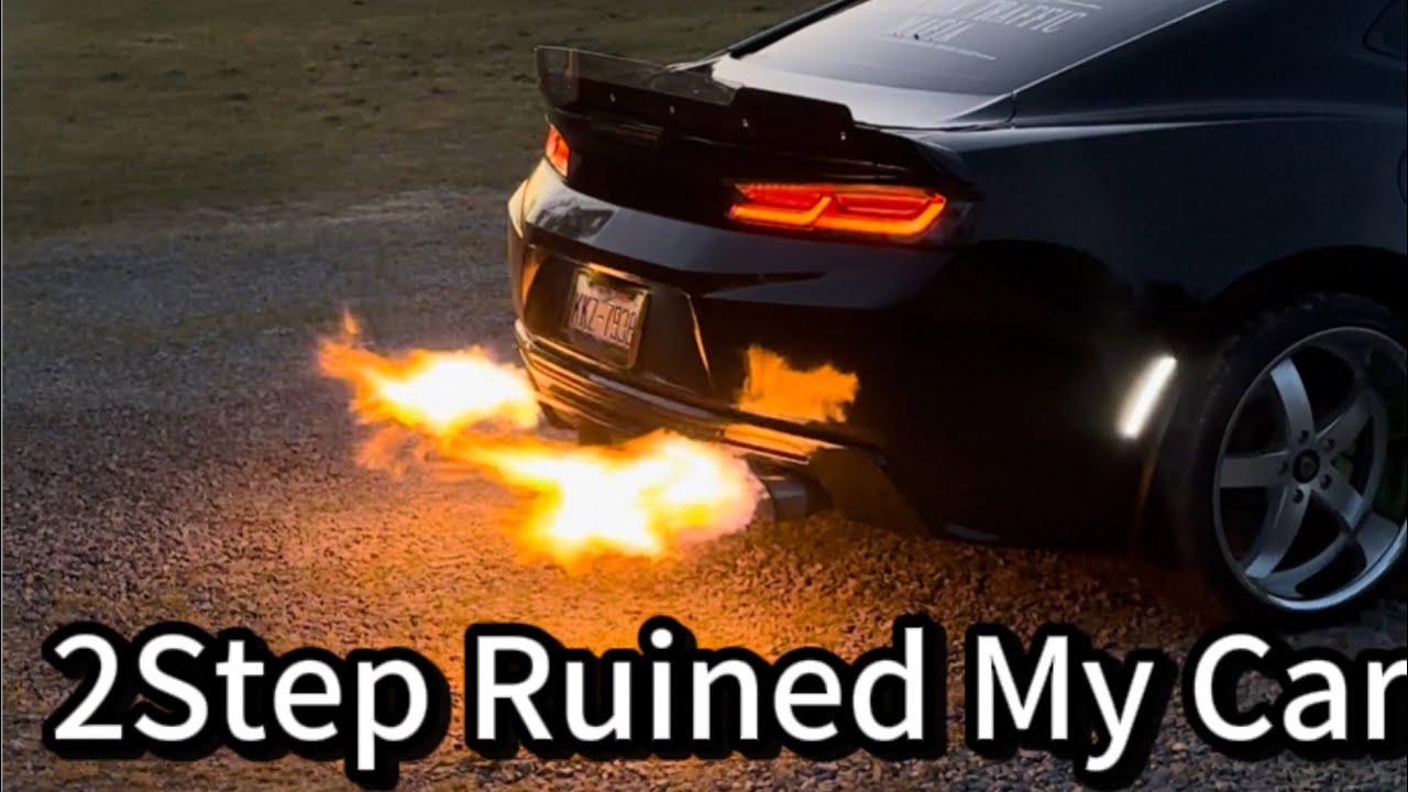 Installed 2 step & flame kit on my Camaro ss!! *Vlog* - YouTube