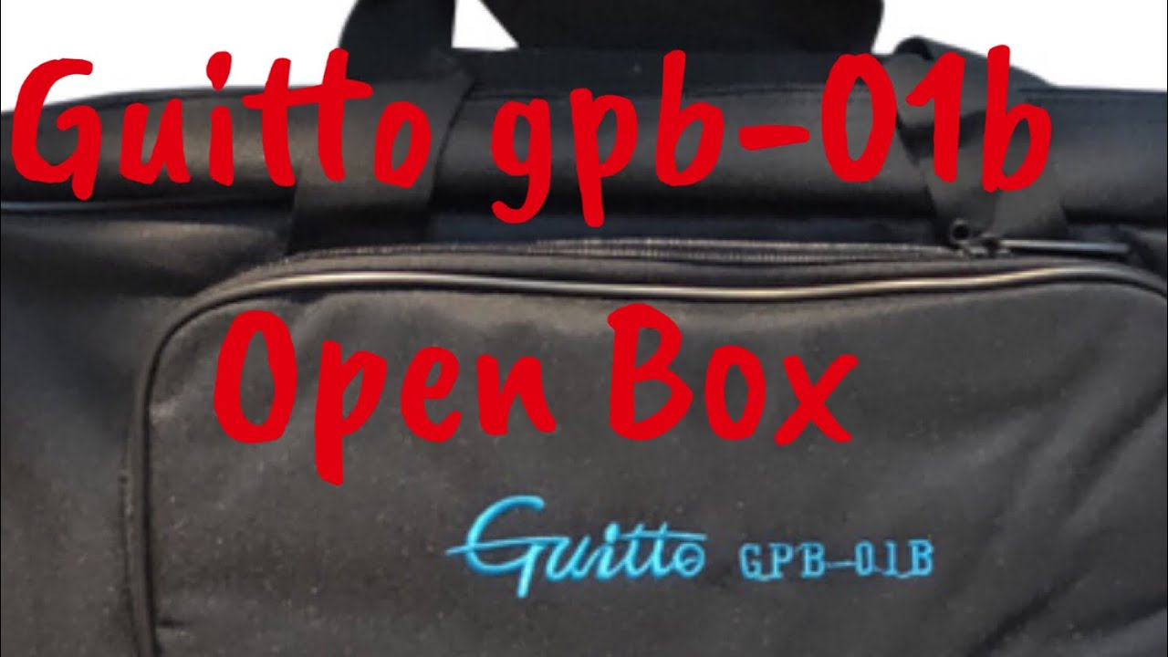 Guitto GPB-01B 開箱 - YouTube