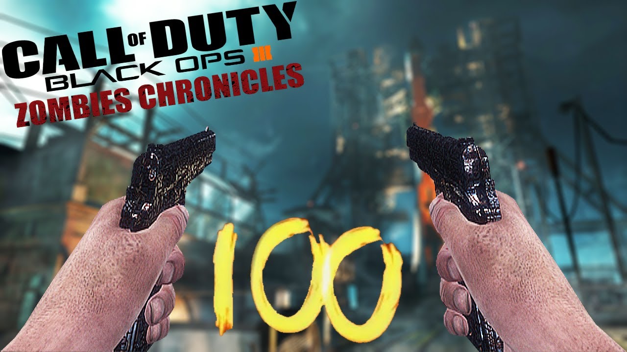 BO3 M1911 vs Round 100 Zombies - Black Ops 3 M1911 - YouTube