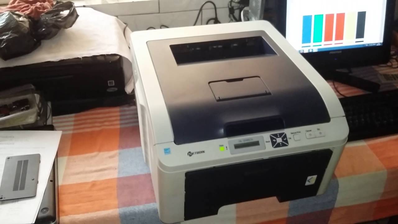 Brother Laser Colorida HL 3040 CN - YouTube