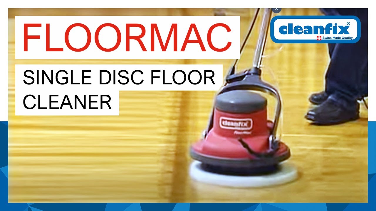 FloorMac - Single disc floor cleaner | Cleanfix - YouTube