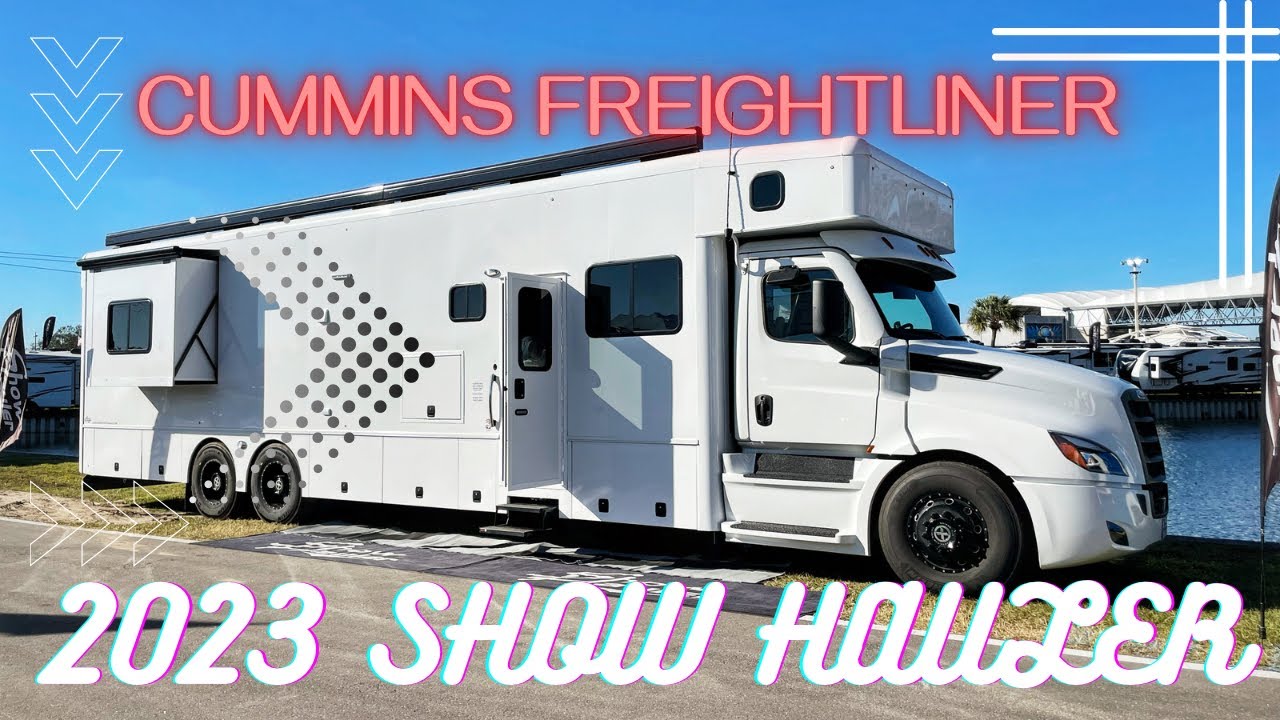 Luxury Motor Home $600K Monster RV TOUR - 2023 Show Hauler - YouTube