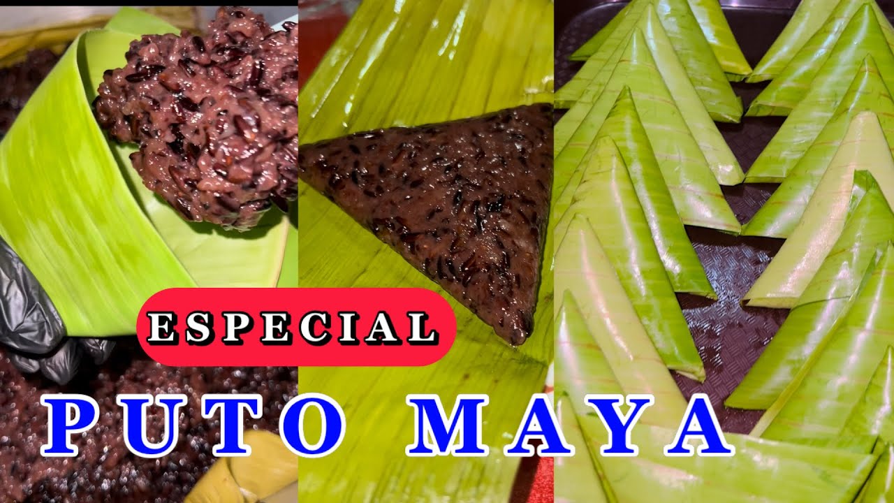 How to make especial purple glutinous rice puto maya - YouTube
