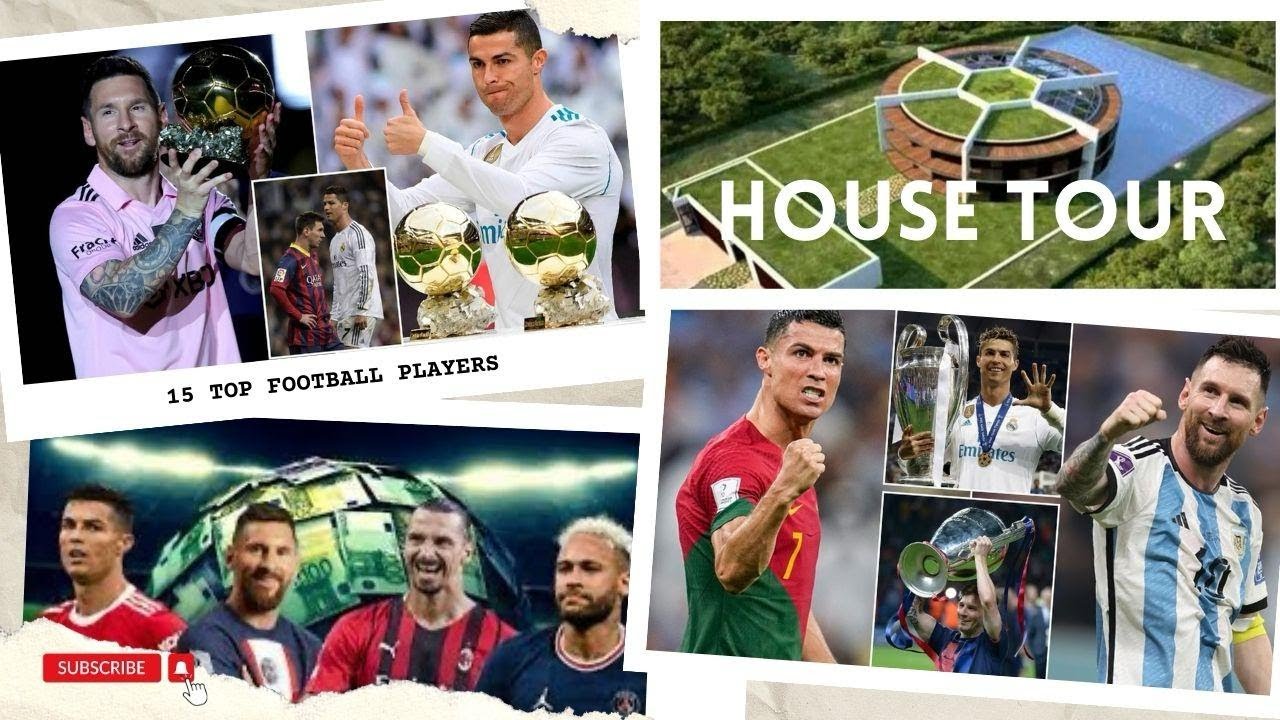 Football highlights of 15 players and house tour - YouTube