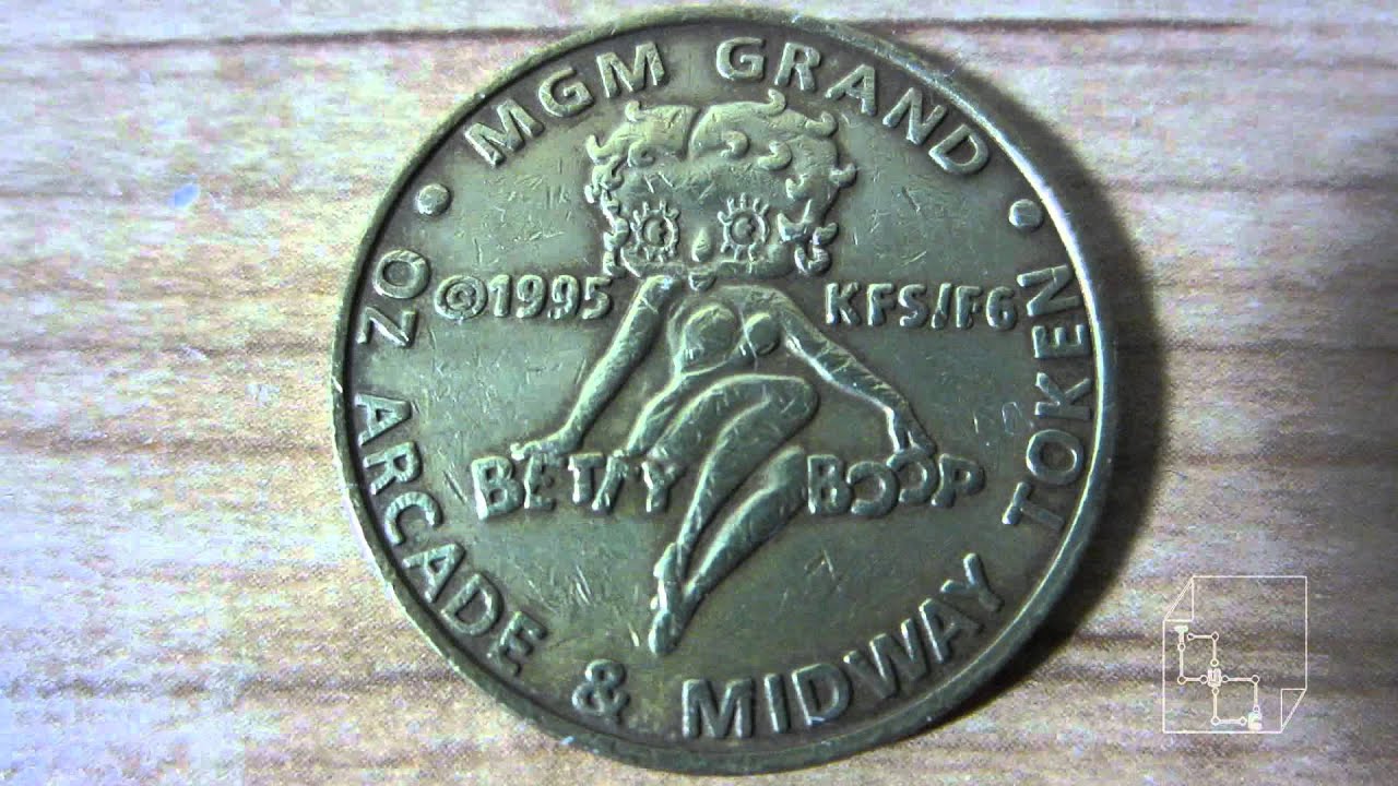 MGM Grand Betty Boop OZ Arcade Token Coin from Las Vegas HD Quality ...
