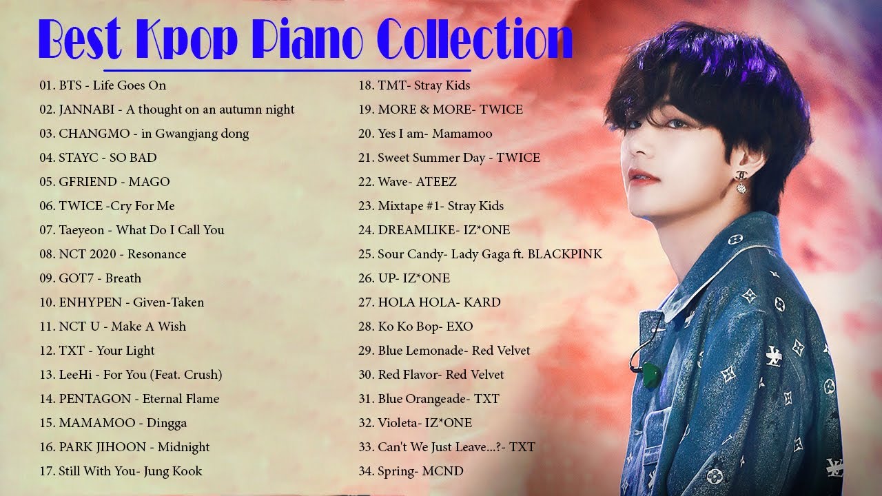 1 Hour Kpop Piano Collection For Study, Relax... / Best Kpop Piano ...