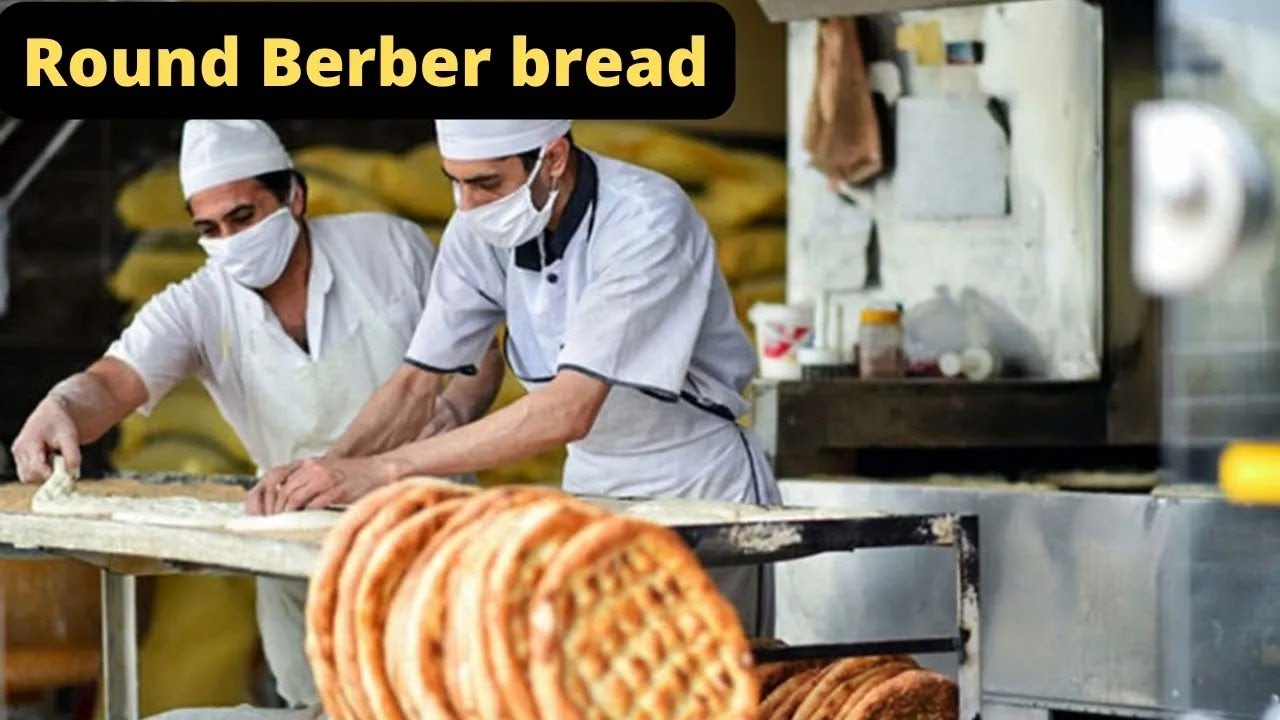 wow, Round Berber bread| delicious traditional persian bread| flatbread ...