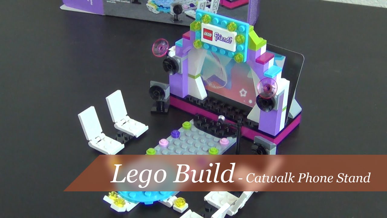 Let's Build - Lego Friends Catwalk Phone Stand Set #40112 - YouTube