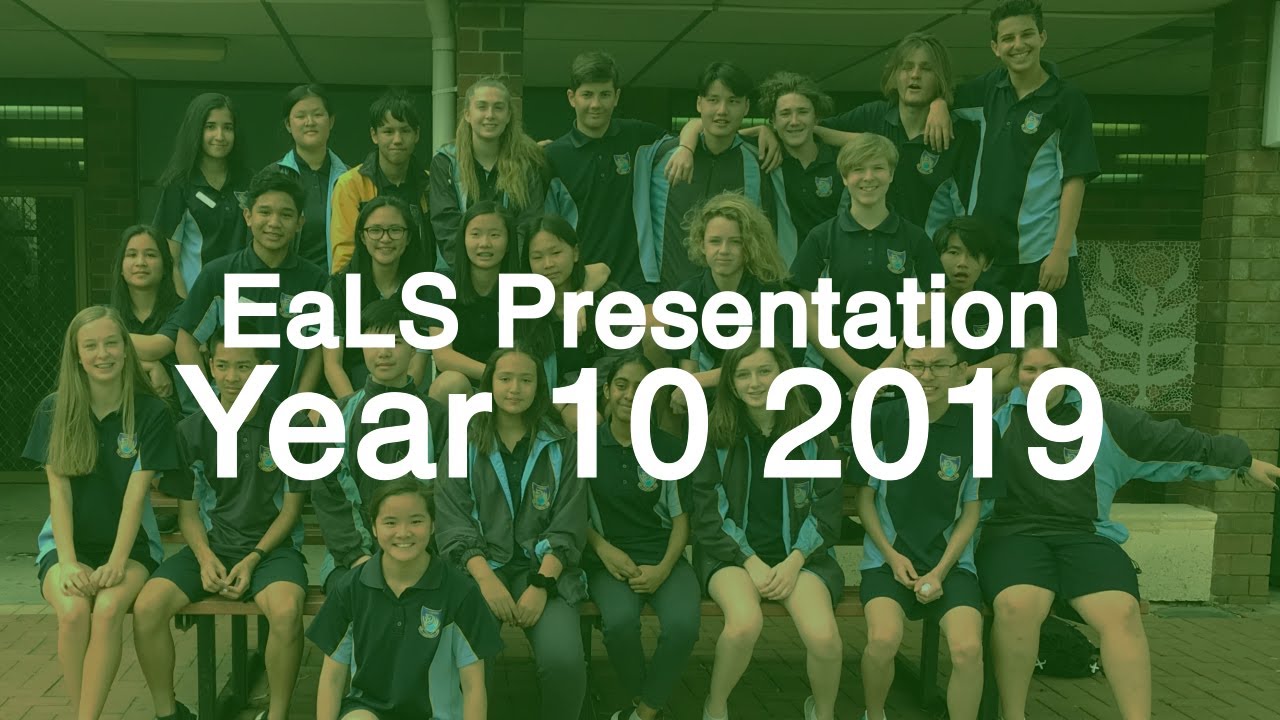 EaLS Presentation Video Year 10 2019 - YouTube