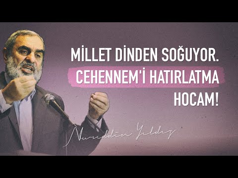 MİLLET DİNDEN SOĞUYOR. CEHENNEM'İ HATIRLATMA HOCAM! | Nureddin Yıldız