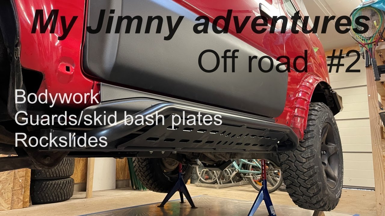 My Jimny adventures #2 offroad: Bodywork, guards and rockslides. - YouTube