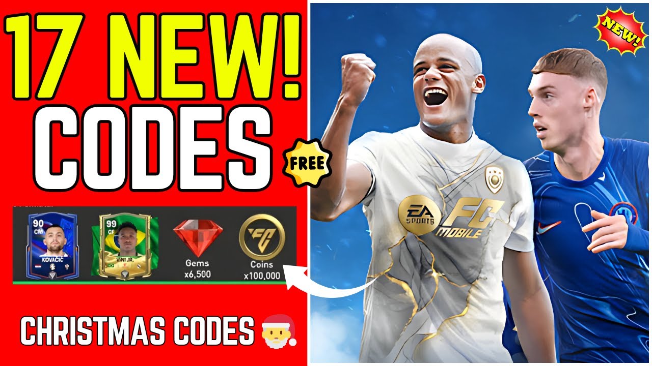 NEW FC MOBILE 7 CODES⛄ FOR ️CHRISTMAS 2024 || How To Redeem Code || FC ...