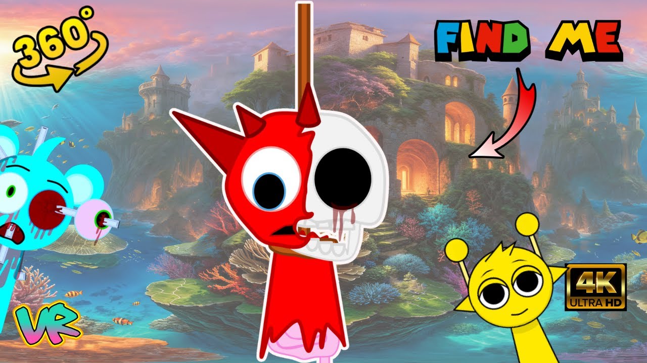 Find Reddy Horror | Incredibox sprunki | Finding Challenge 360 | VR ...