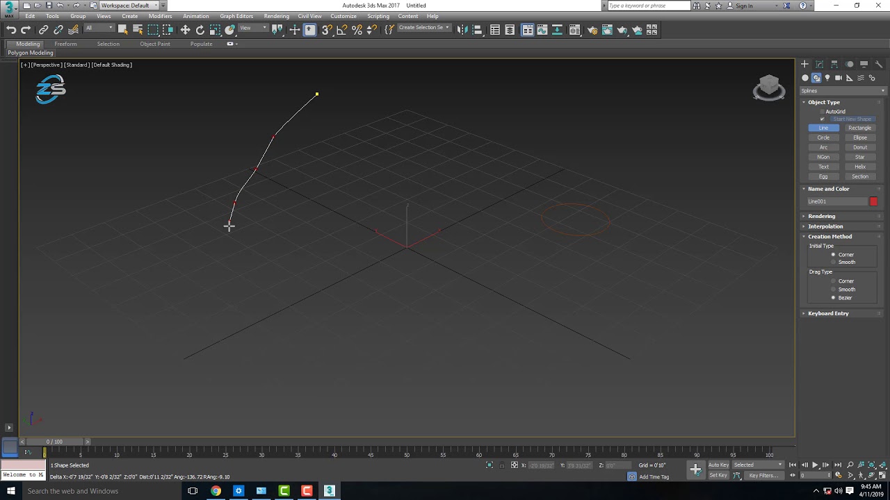 how to create a electric cable in 3ds max 2017 - YouTube