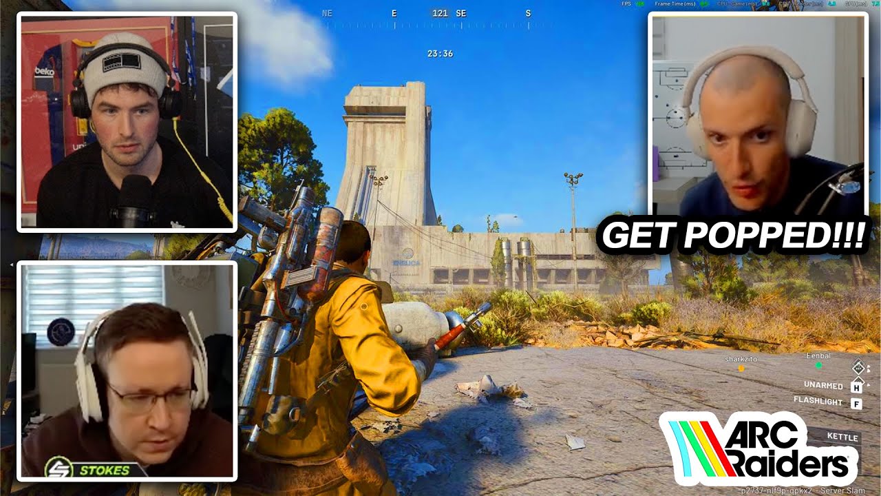 Kurt plays Arc Raiders with Nick RTFM and Stokes... [FULL VOD] - inc ...