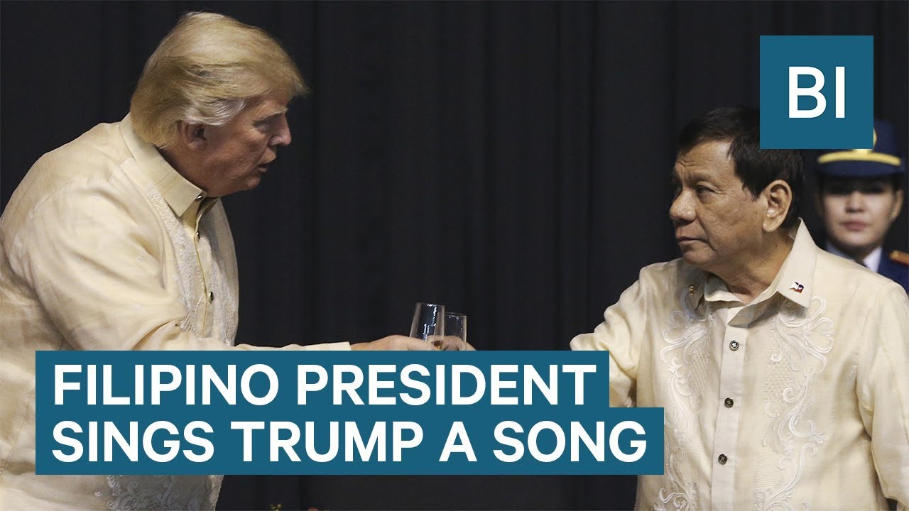 Philippines President Rodrigo Duterte Serenades Trump With A Love Song ...