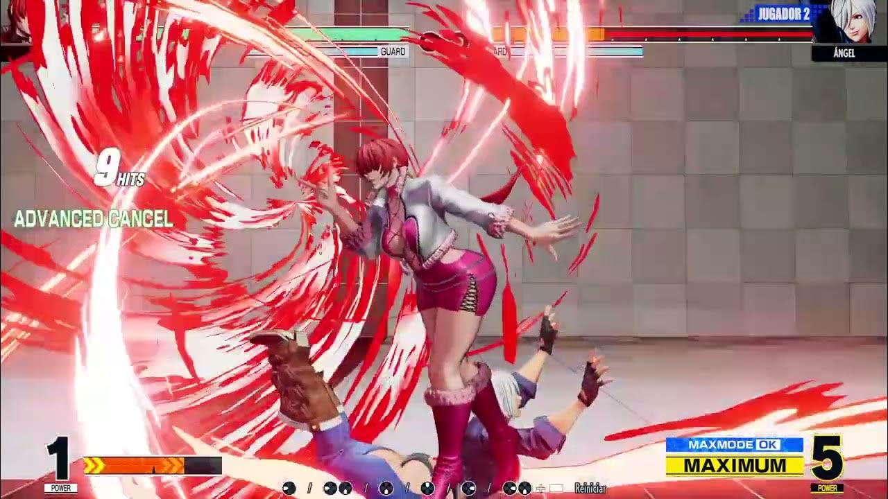 THE KING OF FIGHTERS XV Shermie ss raw combo - YouTube