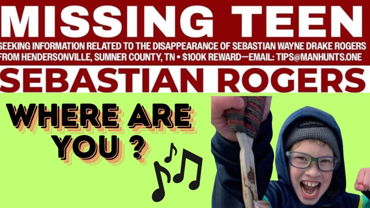 Sebastian Rogers- A song asking Where are You? Keep His Awareness Alive ...