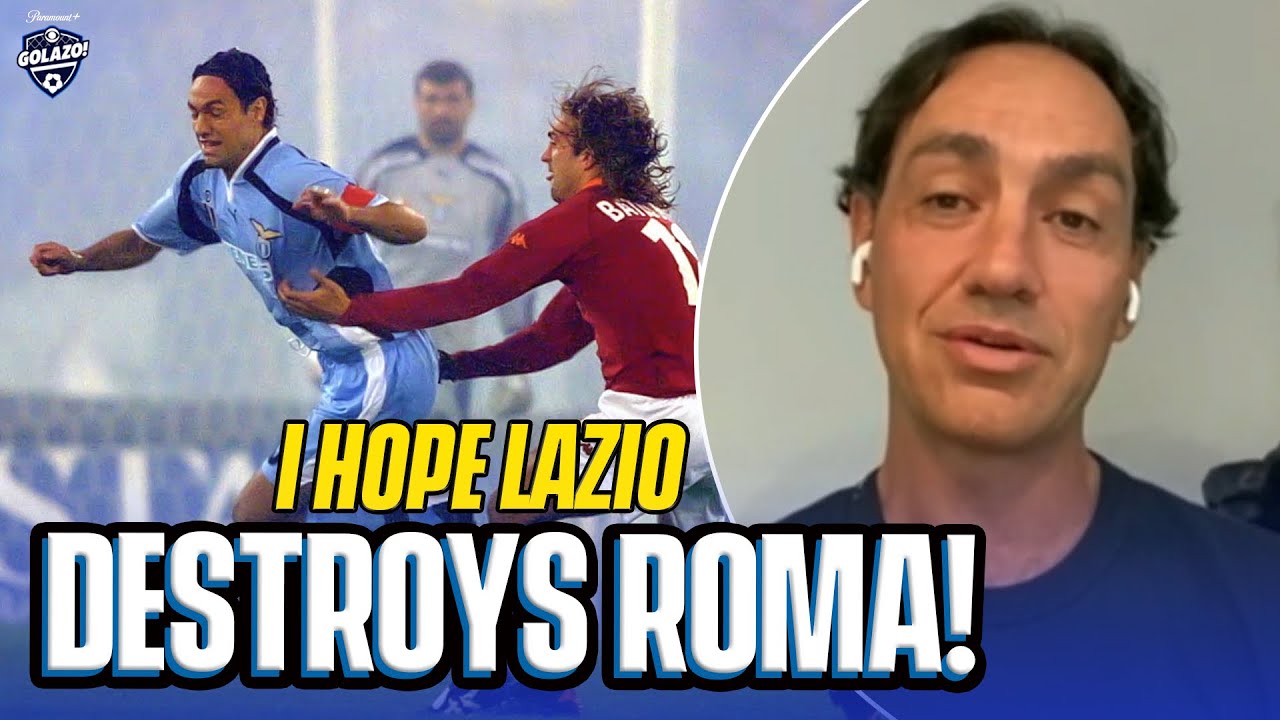 Lazio legend Alessandro Nesta relives INTENSE Rome derby | Serie A ...