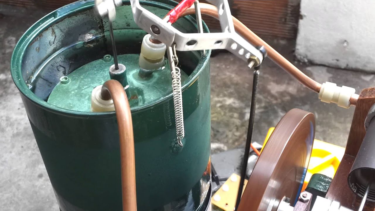 Motor Stirling Boxer - YouTube