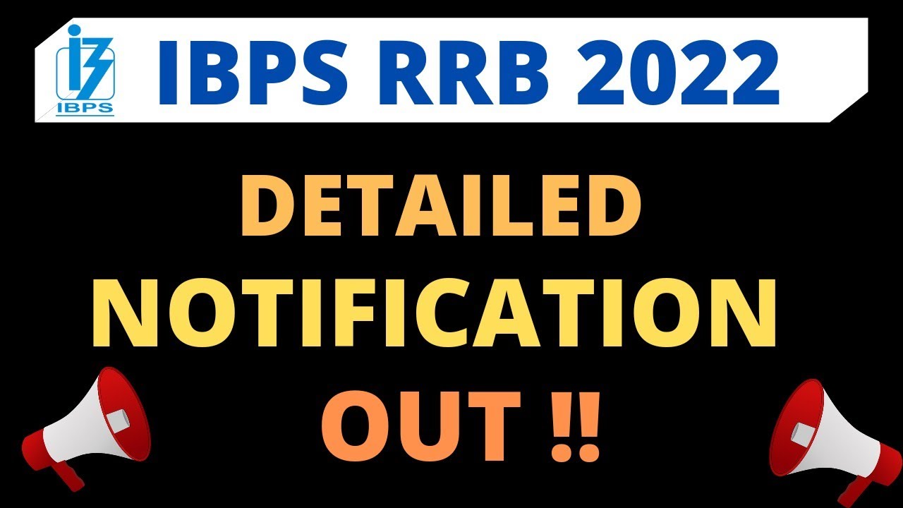IBPS RRB PO/ Clerk Notification 2022 OUT!! in Telugu - YouTube