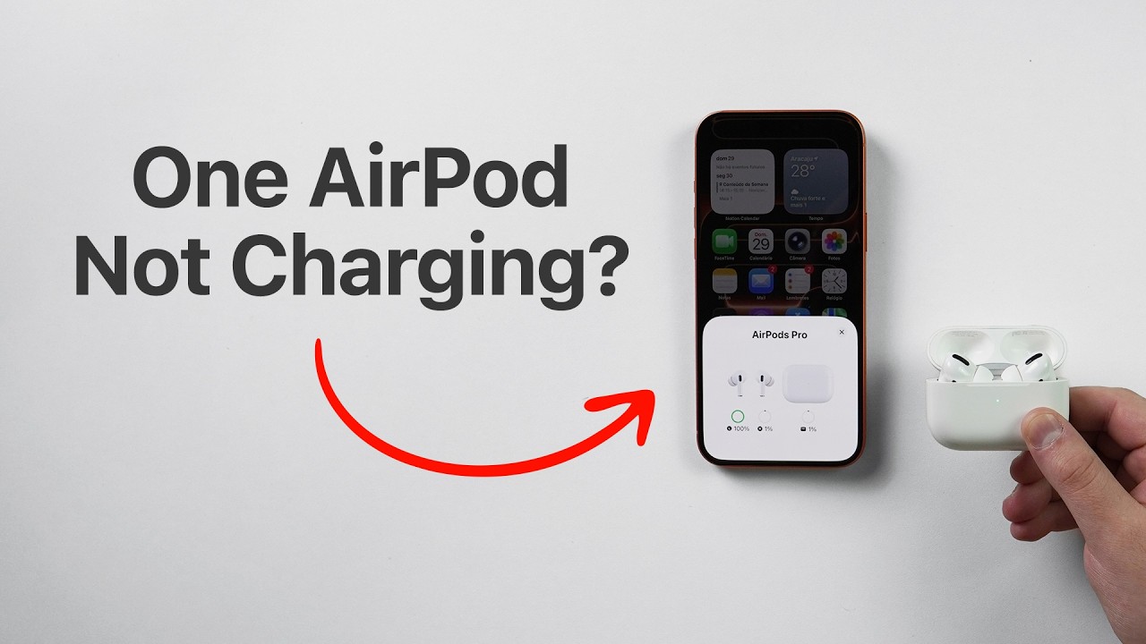 One AirPod Not Charging? How to Fix! - YouTube