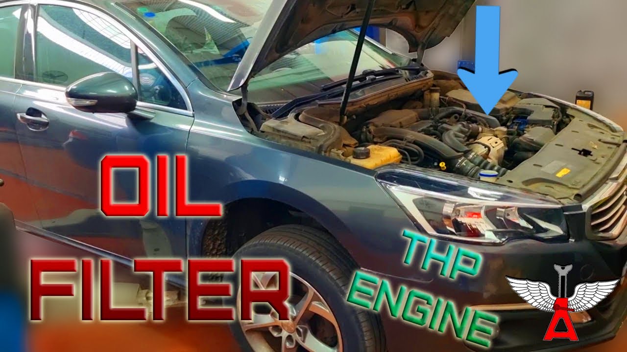 How to remove the oil filter in THP engine [Peugeot 508] - YouTube