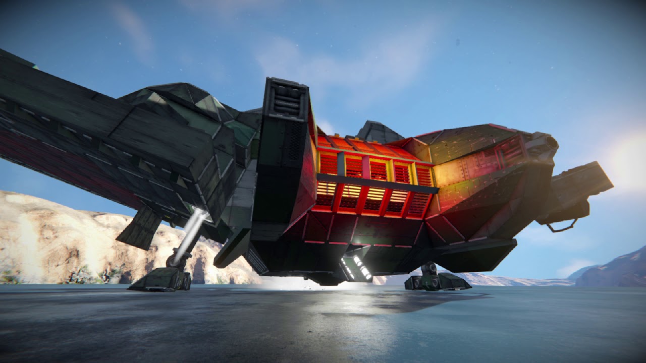 Space Engineers BoP Landing test - YouTube