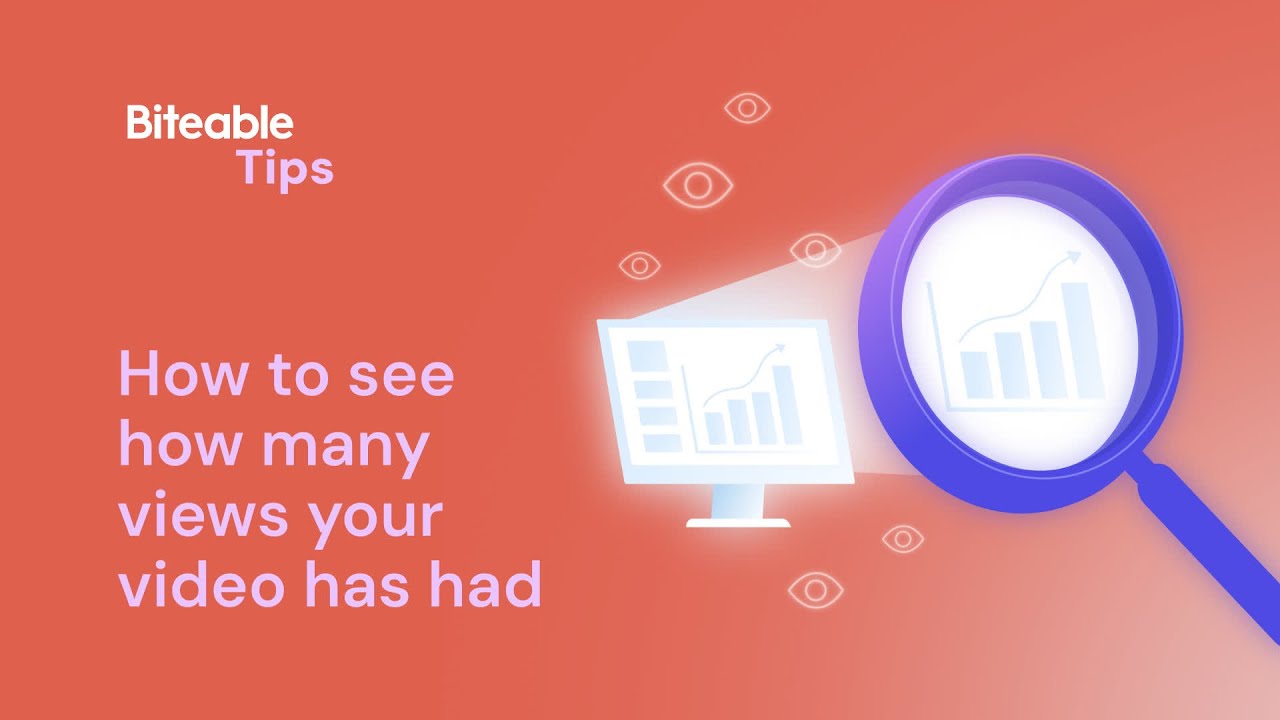 How to see your video's view count & analytics | Biteable - YouTube