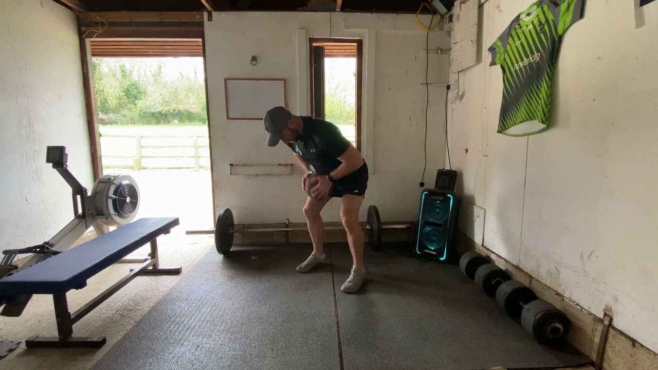 Med Ball | Bent Over Floor Slam - YouTube