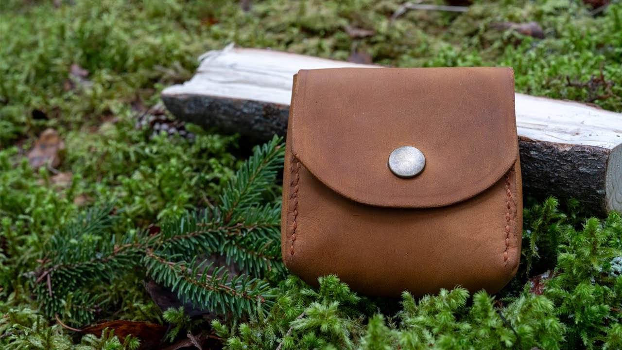 Bushcraft Leatherwork: Fire Kit Pouch - YouTube