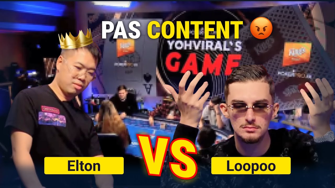 “AVEC QUOI IL PAYE TOUT LE MONDE ?” | Elton BET 36 000€ face à Loopoo ...