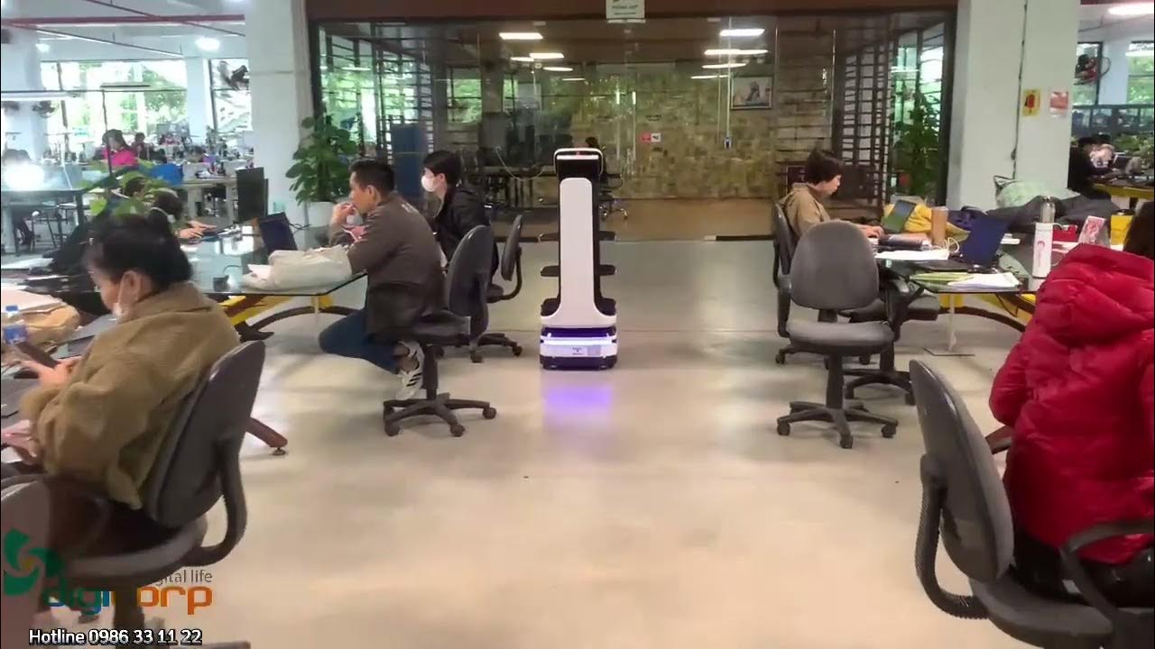 Robot Mars ứng dụng giải pháp tại các tòa nhà văn phòng - YouTube