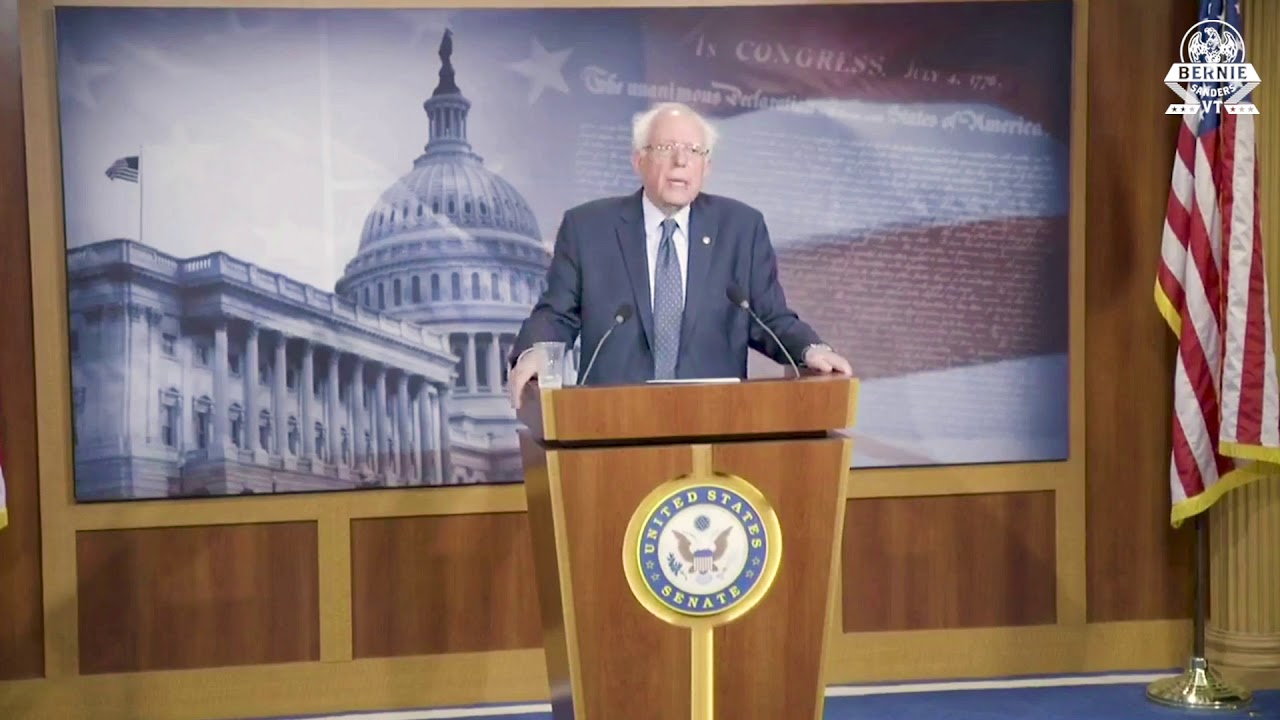Bernie Sanders Applauds Amazon for $15 Minimum Wage - YouTube