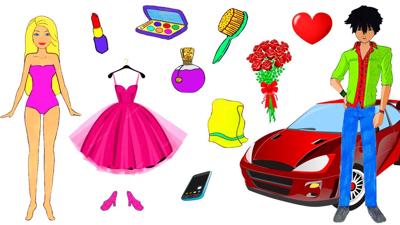 PAPER DOLLS DRESS UP QUEIT BOOK HANDMADE COSTUMES DRESSES c ACCESSORIES ...