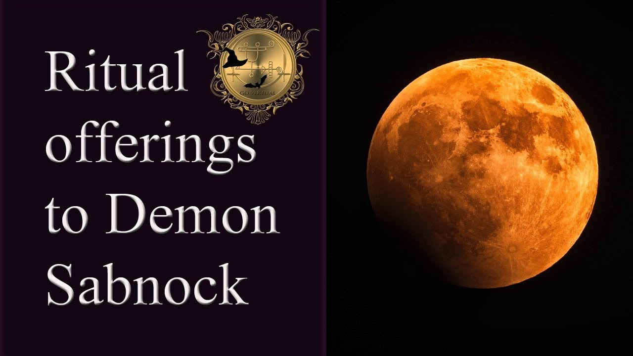 Ritual offerings for Demon Sabnock. Magick of Goetia. See more Sabnock ...