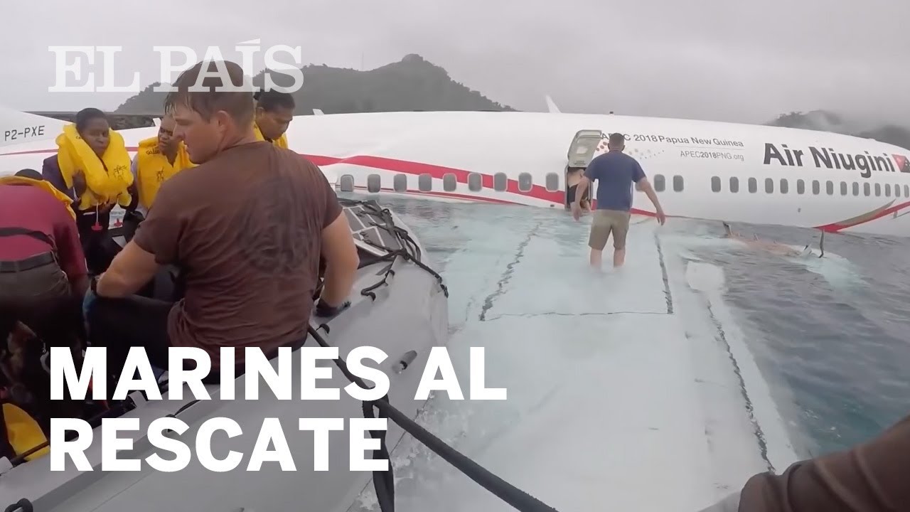 Así fue el rescate del AVIÓN que se HUNDIÓ en una laguna en Micronesia ...